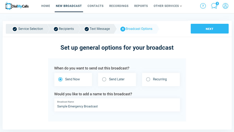 Emergency Text Messaging System - DialMyCalls