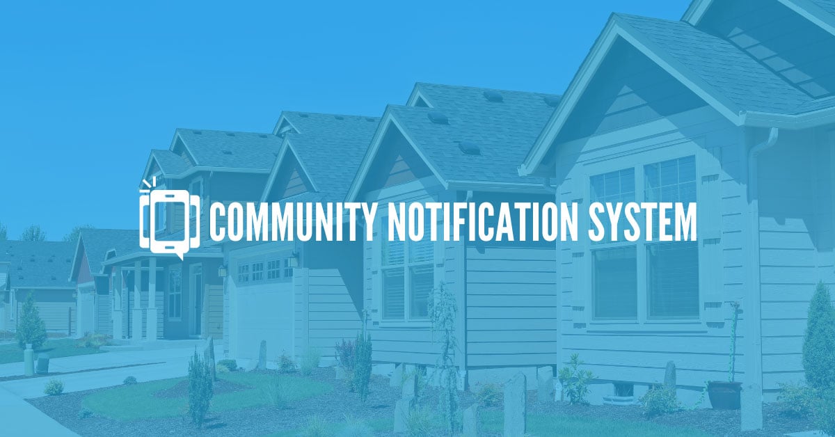 Community Notification System | Send Community Text Alerts