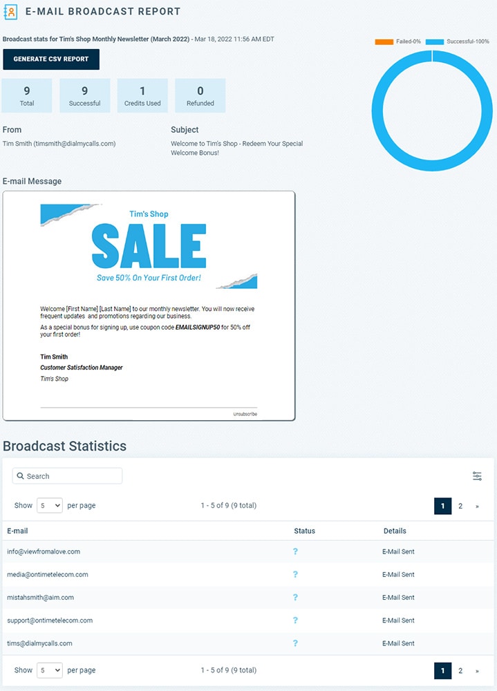 Mass Email Service | Bulk Email Automation Software | DialMyCalls